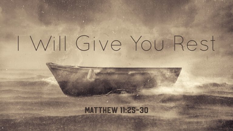 I Will Give You Rest - Radiant Springs Church